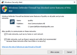 Axis IP Utility Download Free For Windows 10