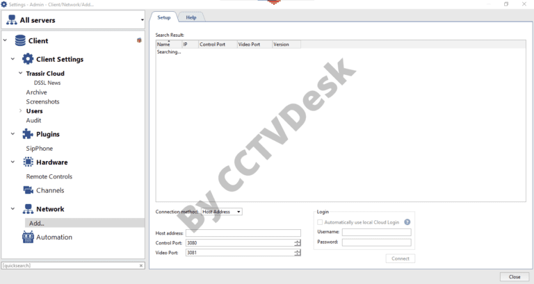 Install Free Video Surveillance TRASSIR For Windows 7/8/10