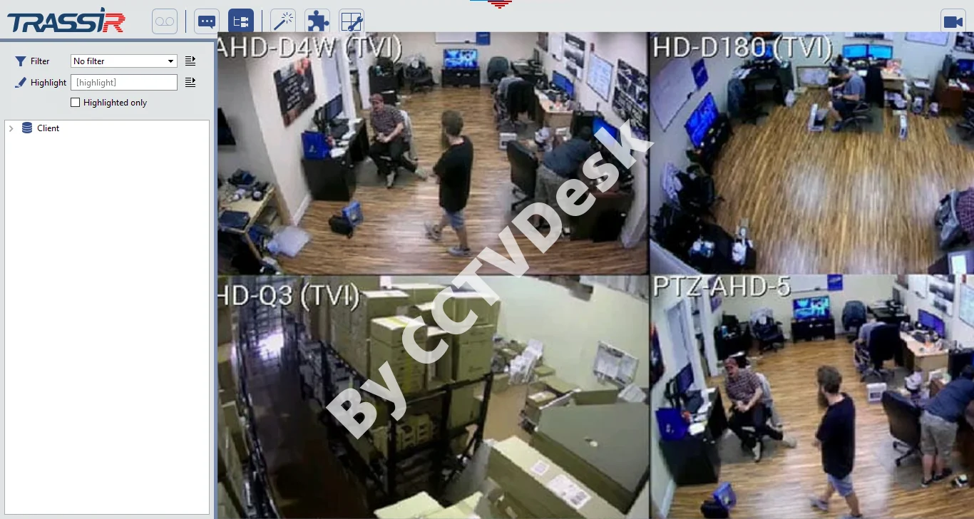 Install Free Video Surveillance TRASSIR for Windows 7/8/10