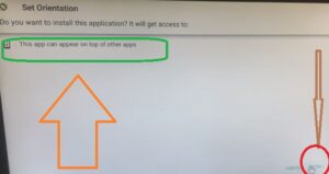 Set Orientation Android TV Screen Portrait To Landscape Mode